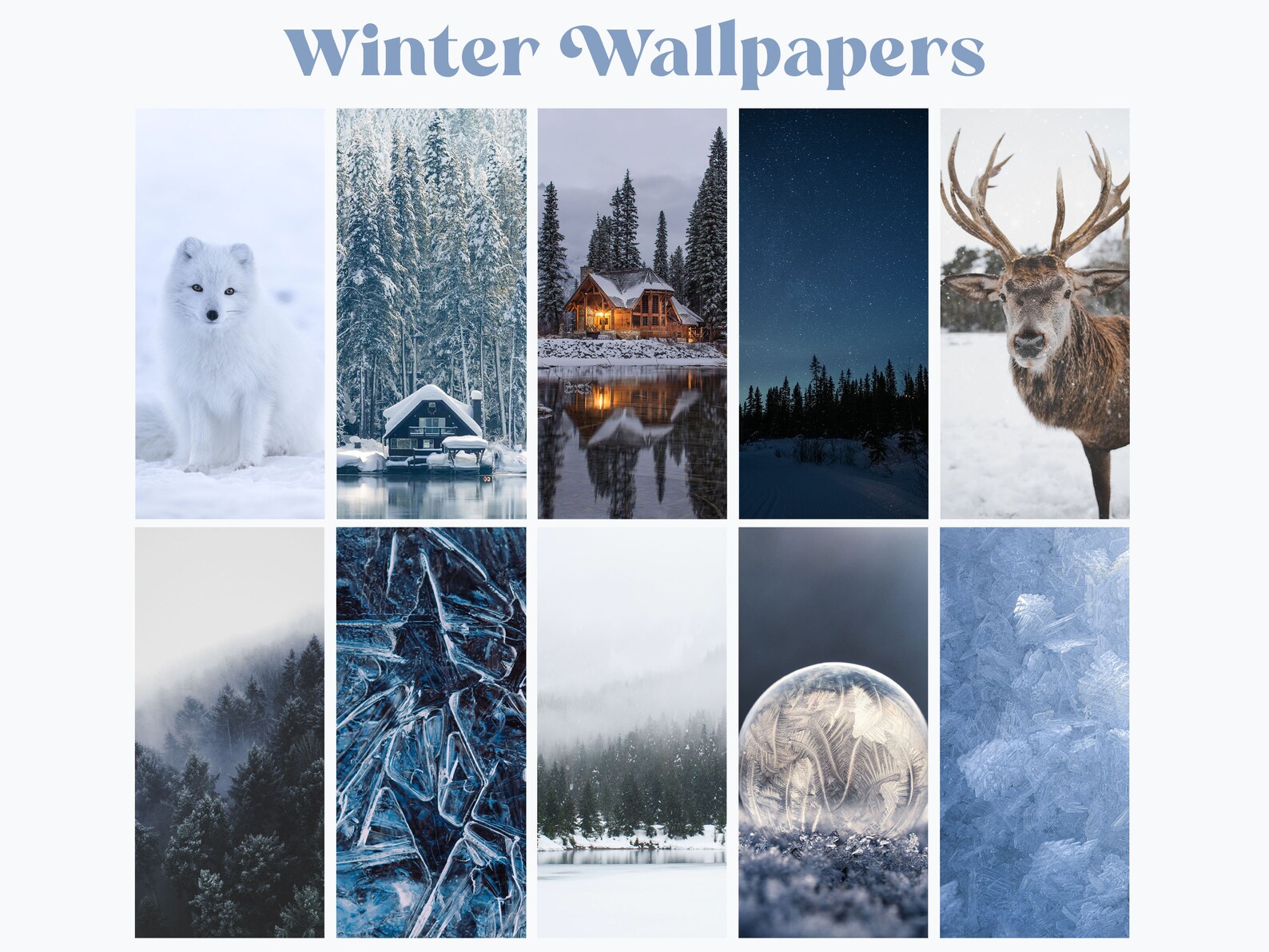 Winter Snow App Icons, Winter iPhone Icons, Winter Widgets - Etsy