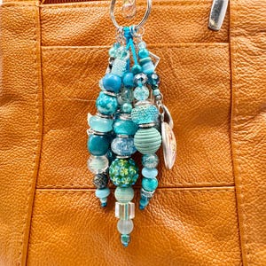 Guardian Angel Keychain, Cute Angel Bag Charm, Beaded Angel Bag Charm ...