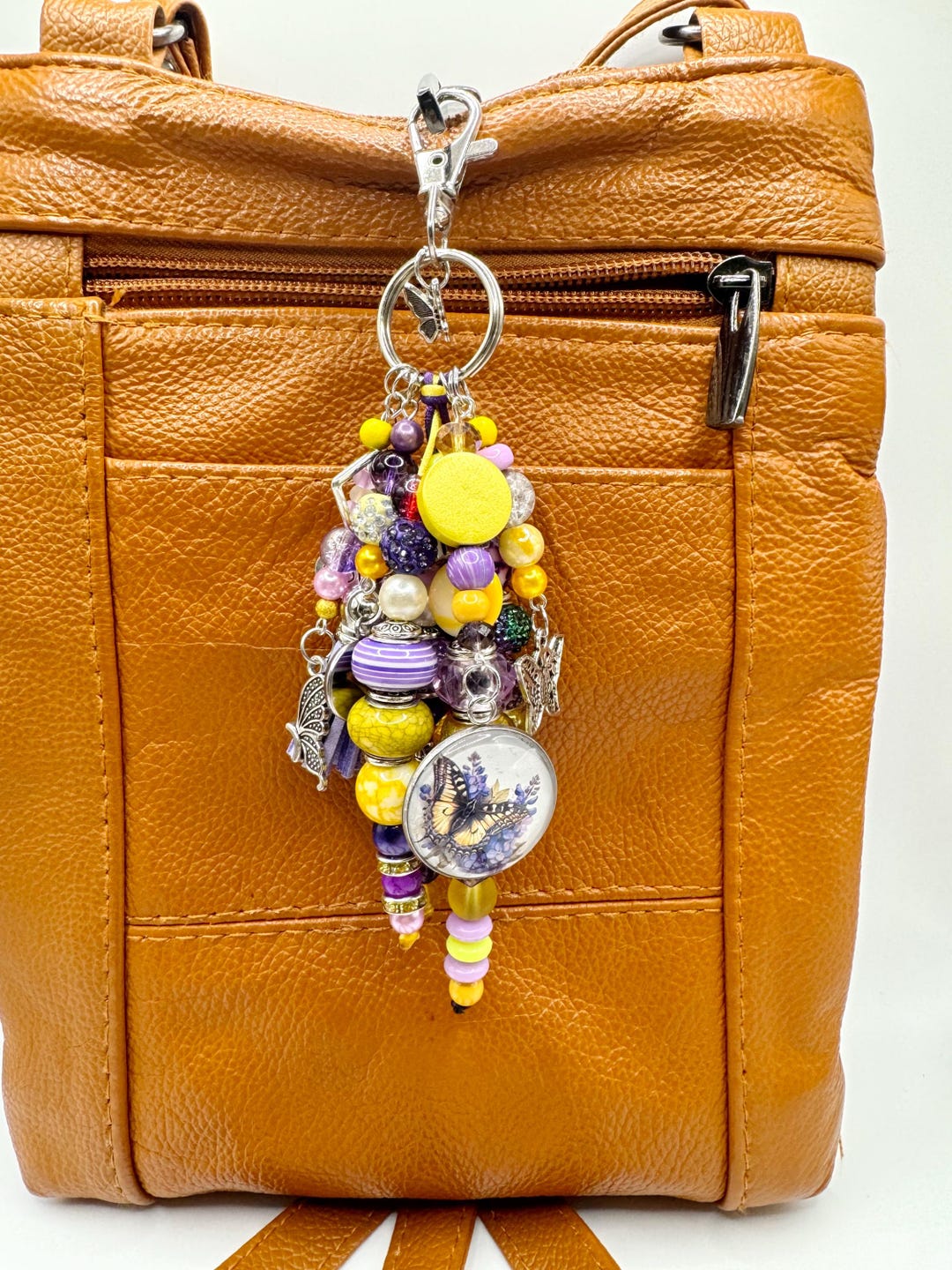 Butterfly Keychain Charm, Cute Butterfly Key Chain, Butterfly Keychain ...