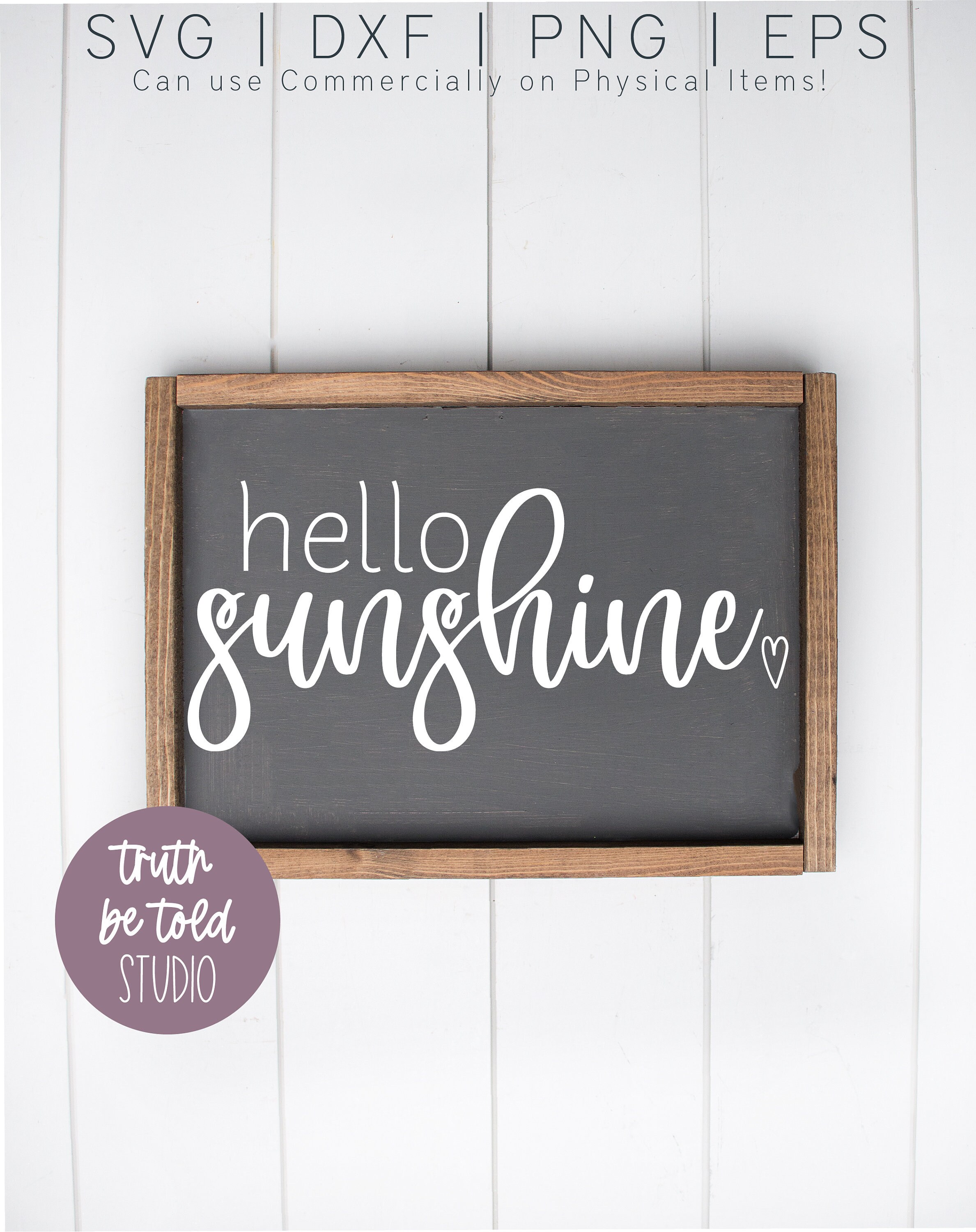 Hello Sunshine SVG SVG Files for Cricut SVG Designs Svg - Etsy