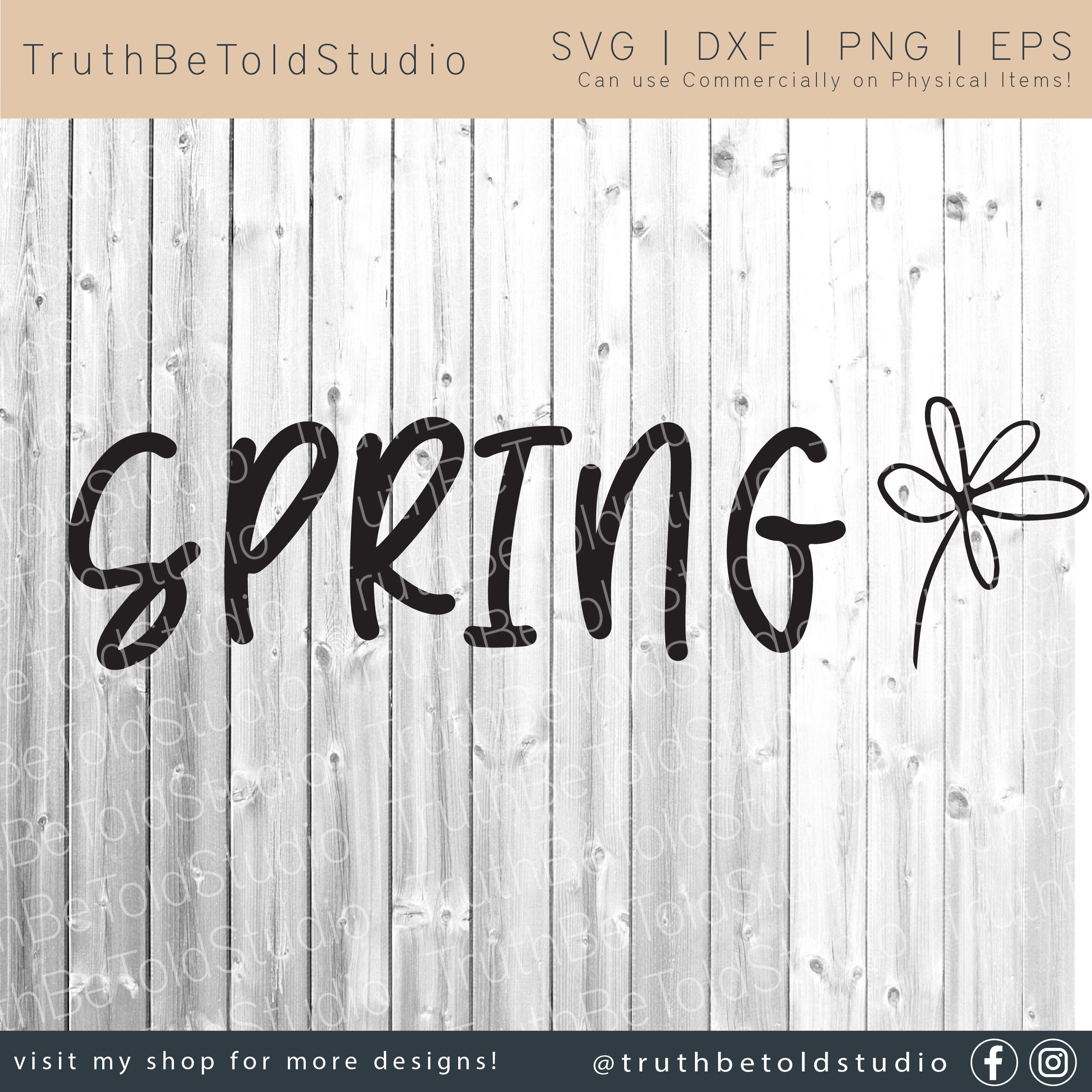 Spring SVG SVG Files for Cricut SVG Designs Svg for - Etsy