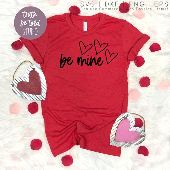 Be Mine Heart SVG Handdrawn Clipart Heart Svg - Etsy