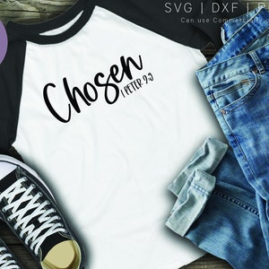 Chosen SVG SVG Files for Cricut SVG Designs Svg for - Etsy