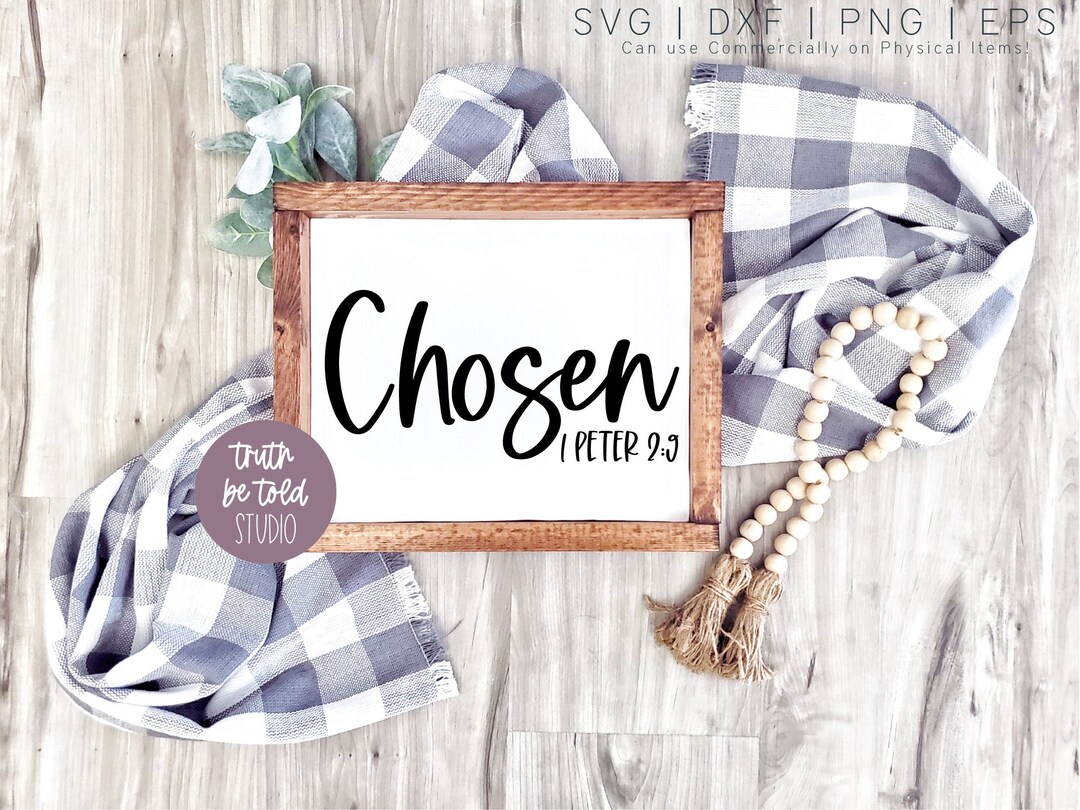 Chosen SVG SVG Files for Cricut SVG Designs Svg for Shirts Svg Files ...