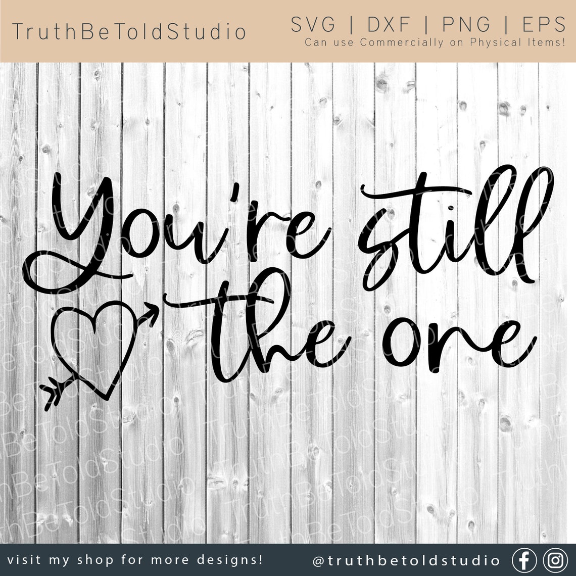 You're Still the One SVG SVG Files for Cricut SVG - Etsy