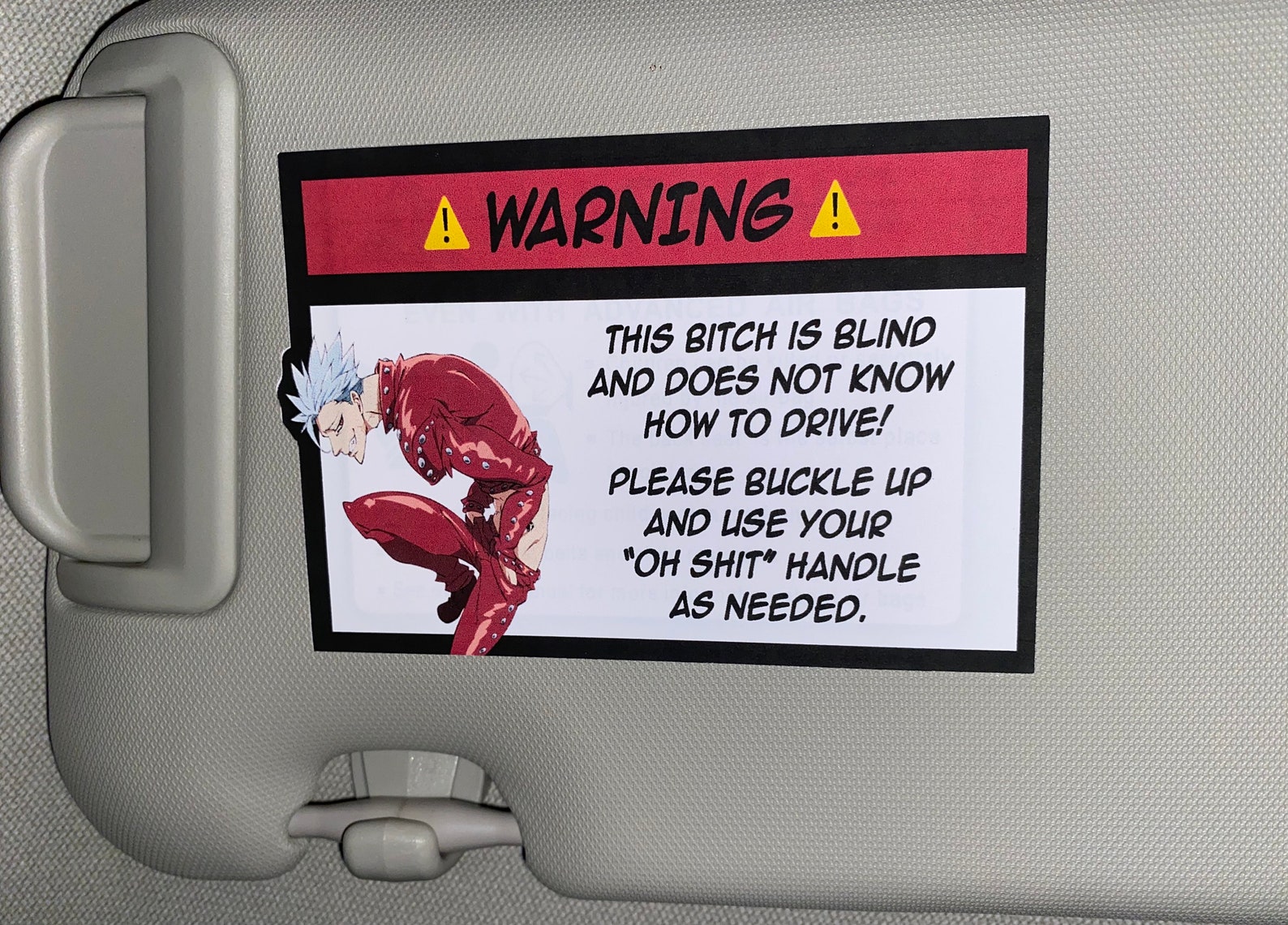 Ban Car Warning Stickers | Etsy