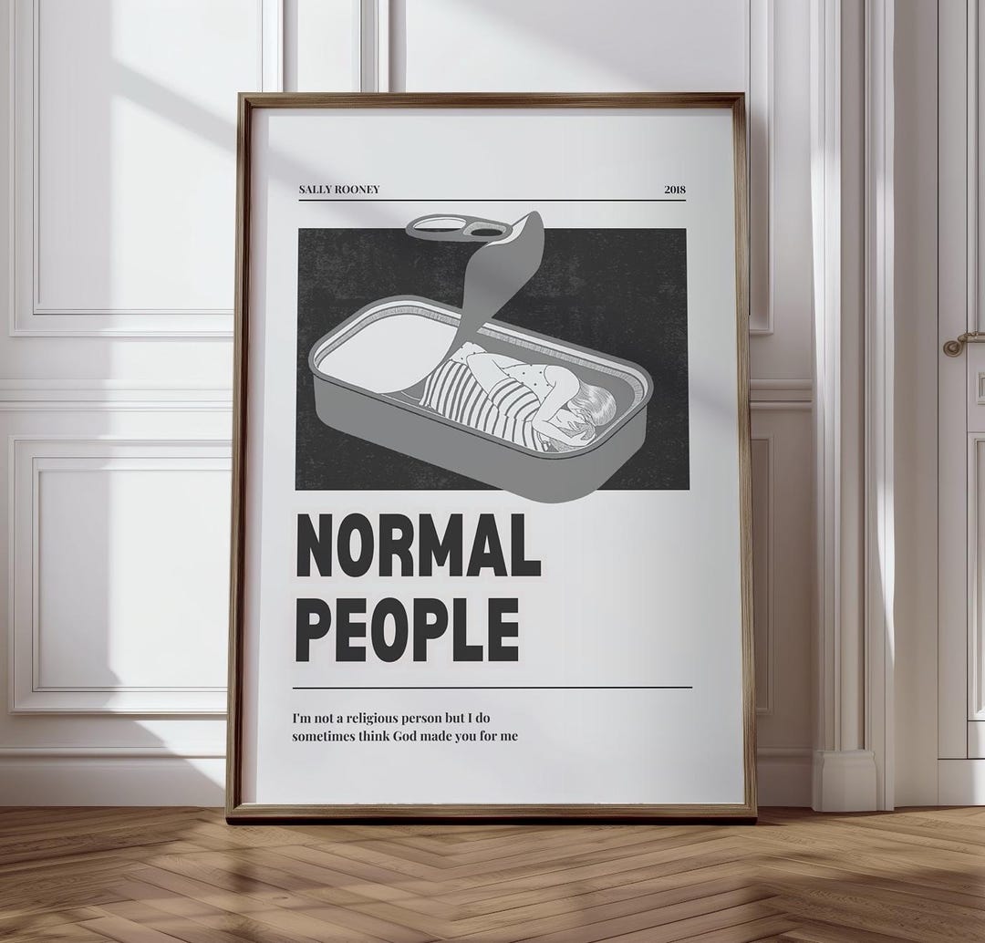 Normal People Digital Poster Aesthetic Wall Art Print Book Poster ...