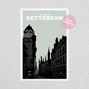 Ketterdam Digital Poster Aesthetic Minimalist Wall Art Print Book ...