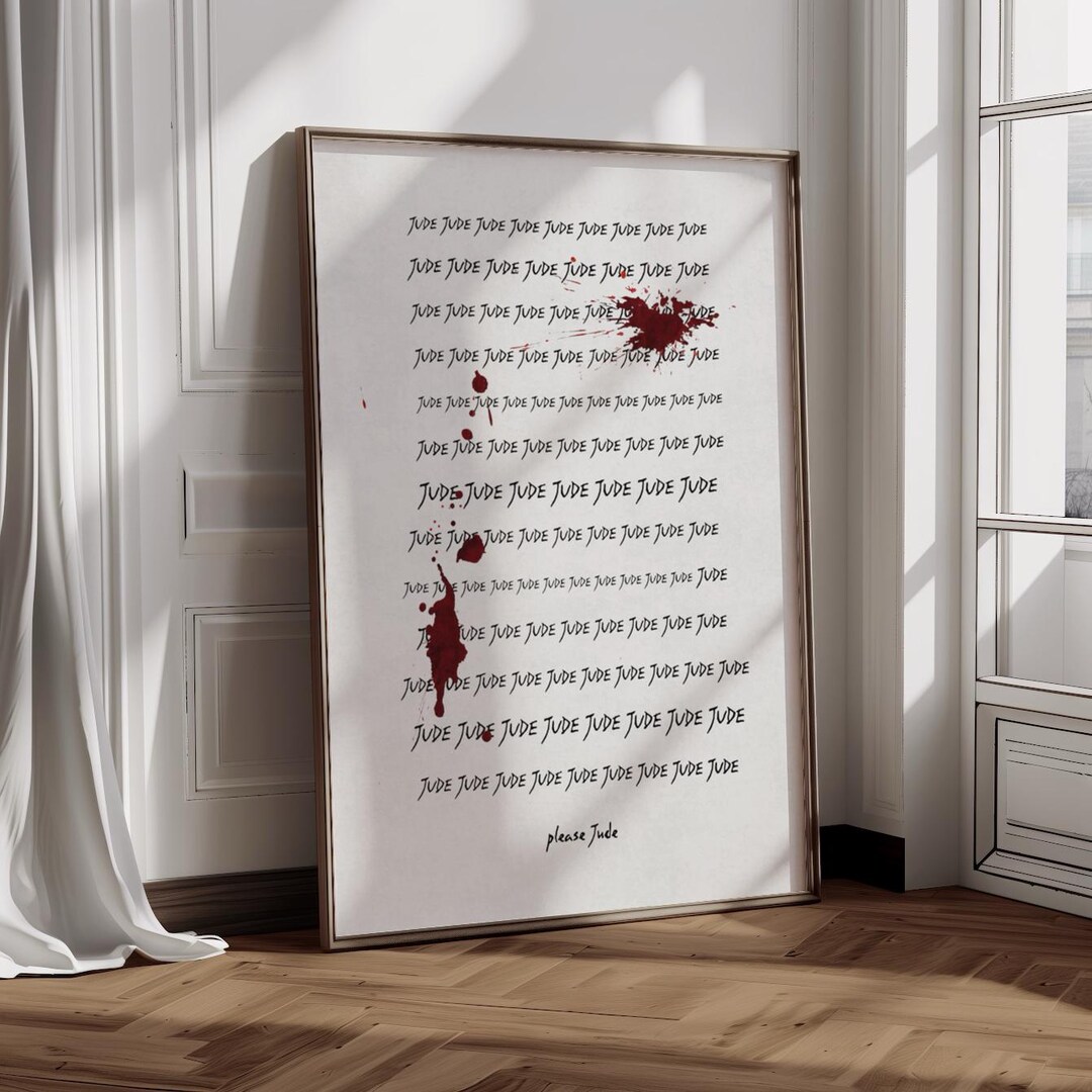 Cardan’s Letter to Jude Digital Posters | Aesthetic Wall Art Print ...