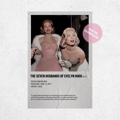 Evelyn the Seven Husbands of Evelyn Hugo - Etsy