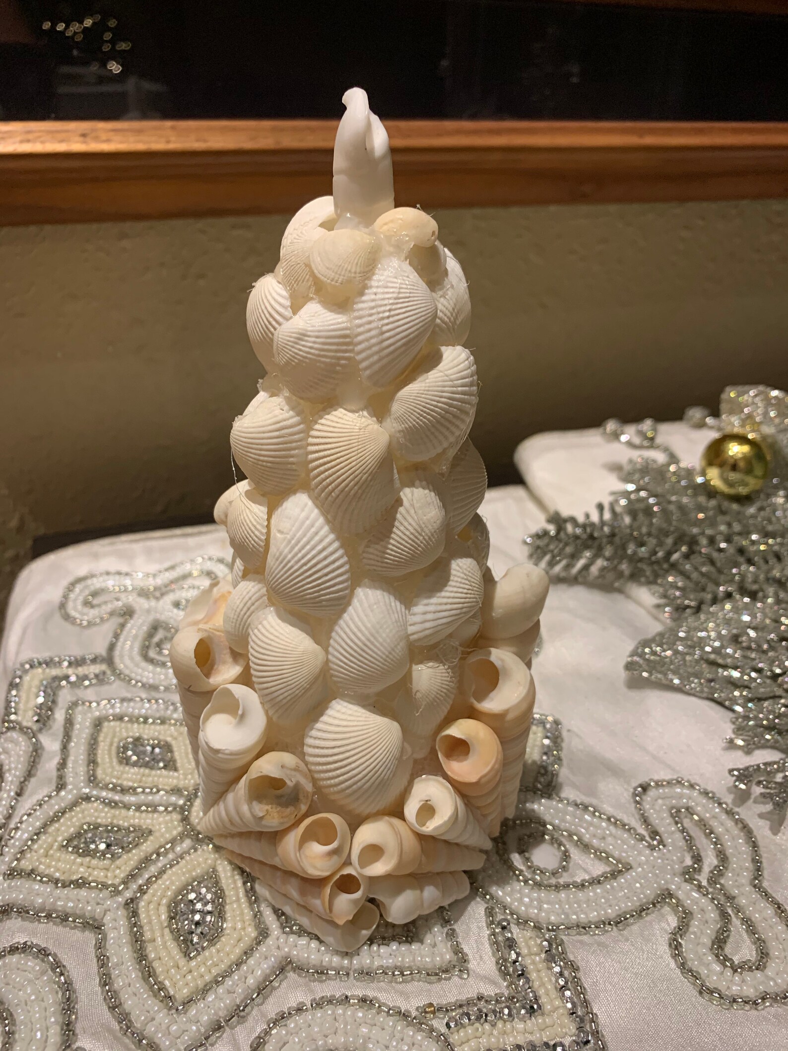 Seashell Christmas Tree-beach Decor-coastal Christmas Tree - Etsy
