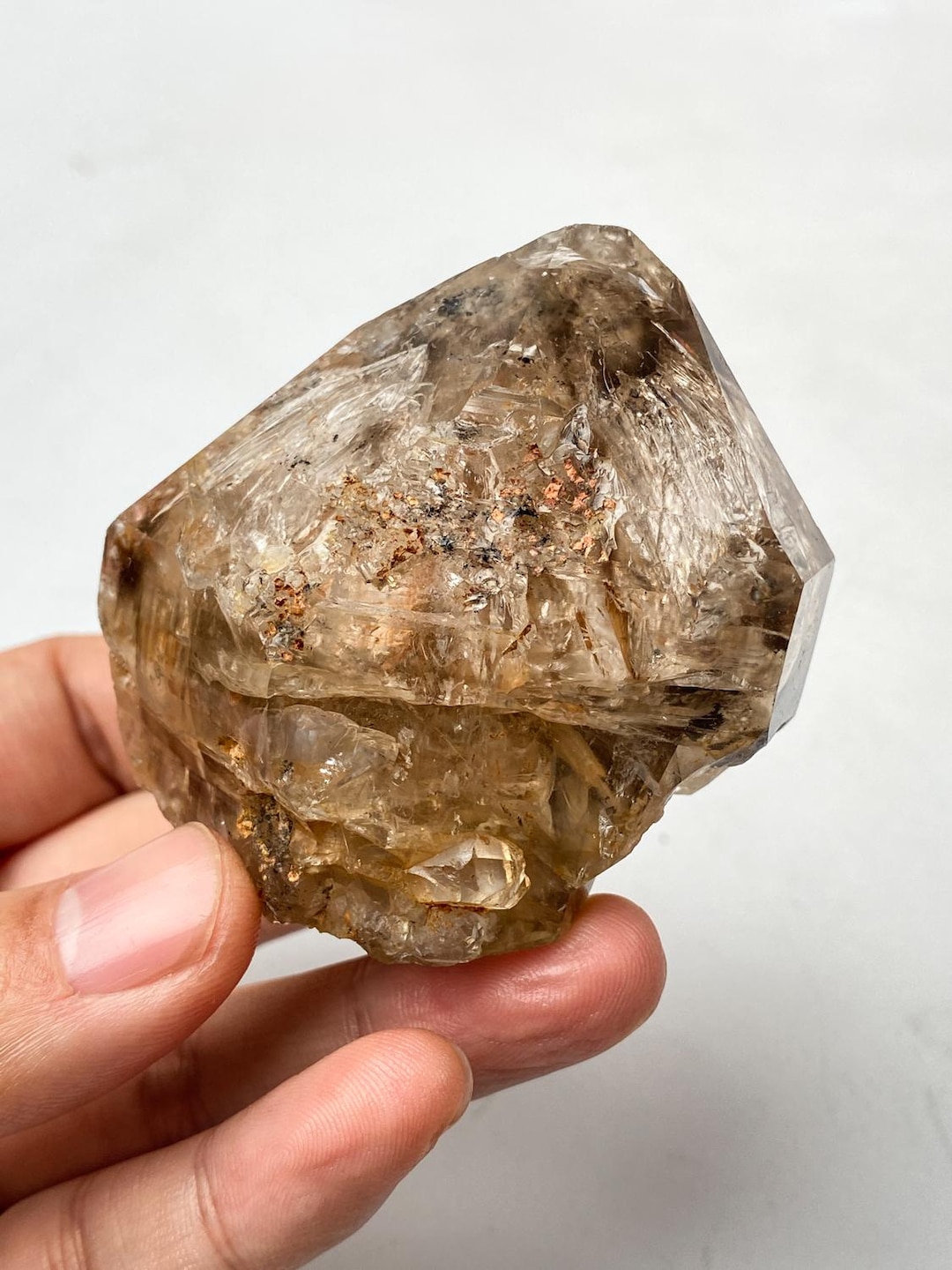 Skeletal Fenster Quartz - Rare Window Crystal Specimen - Ghost Quartz ...