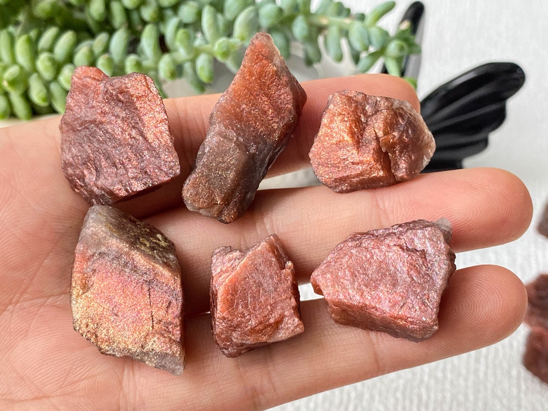 Sunstone Raw Rough Natural Golden Flashy , Rough Sunstone , Raw ...