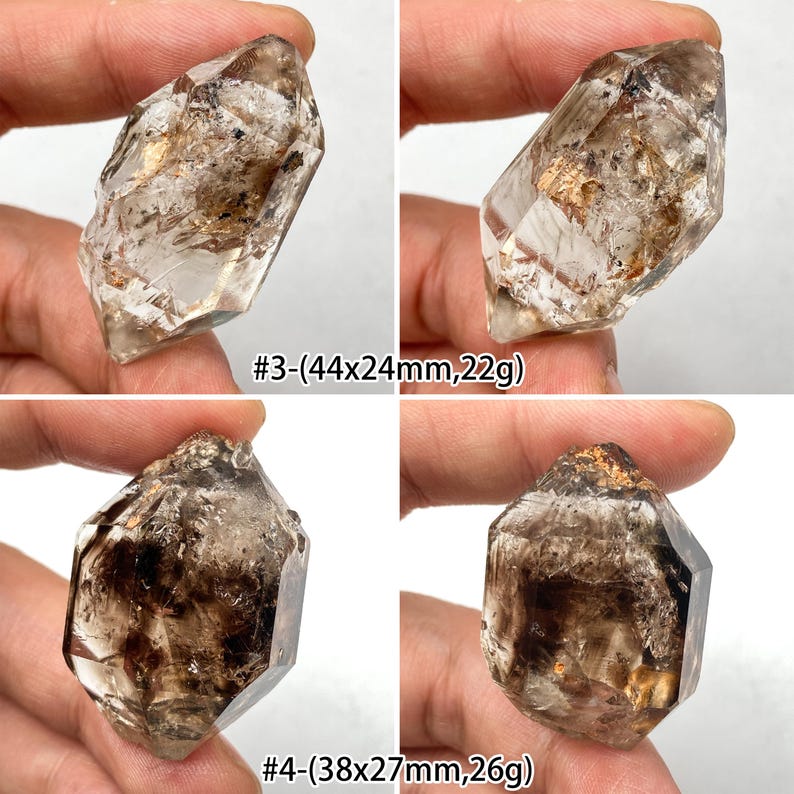 Double Terminated Herkimer Diamonds , Natural Herkimer Diamonds , Raw ...
