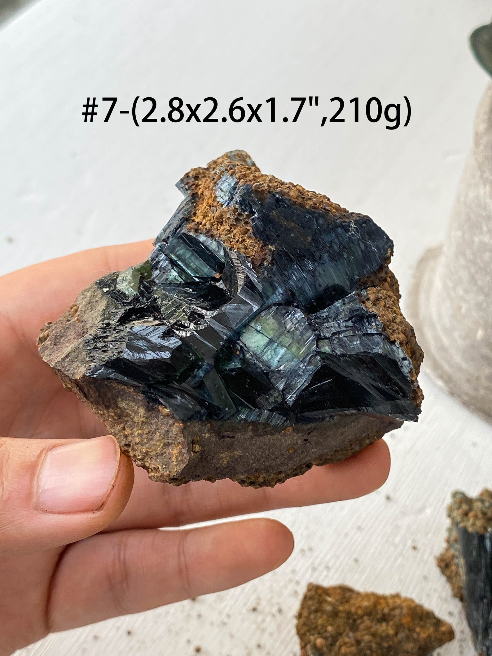 Huge Vivianite Specimen Vivianite Cluster Specimen , Heart Healing ...
