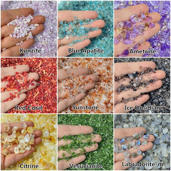 Crystal Chips - Etsy