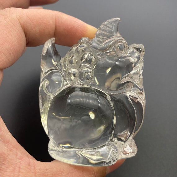 Natural Rock Quartz Crystal PiXiu 184 gram | Etsy