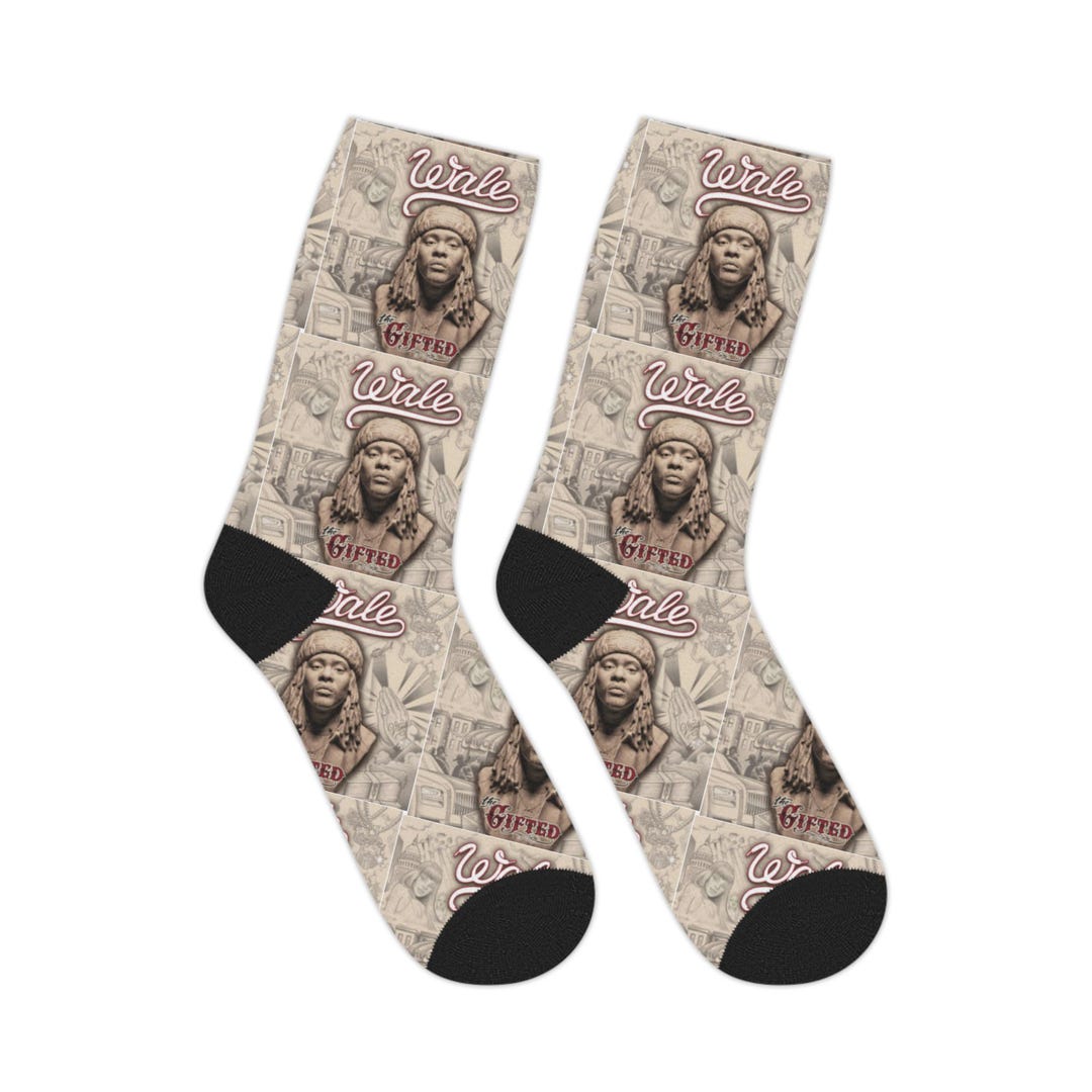 Wale the Gifted Album Cover Socks: Hip Hop Music Fashion - Etsy