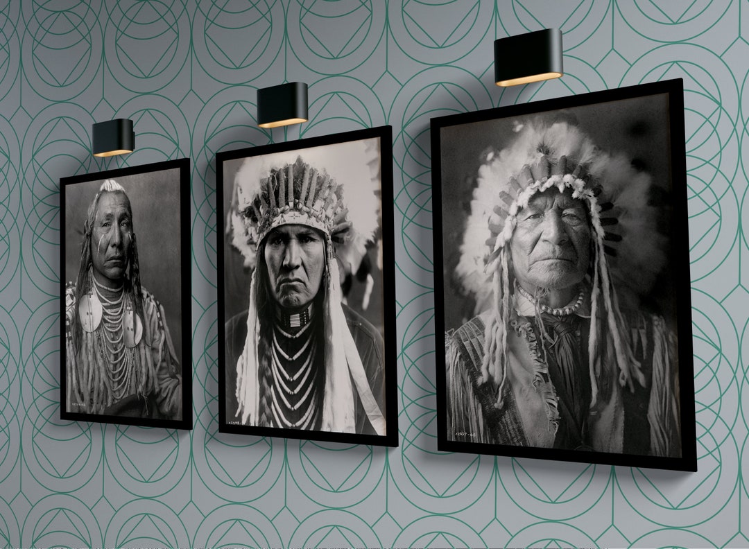 Black and White Native Americans and Indigenous Digital Download ...