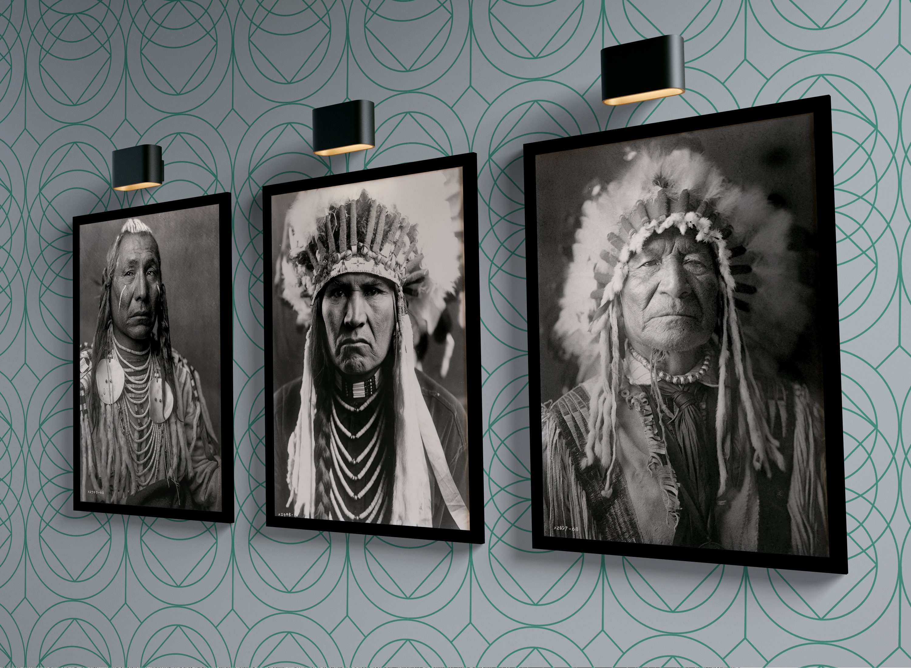 Black and White Native Americans and Indigenous Digital Download ...