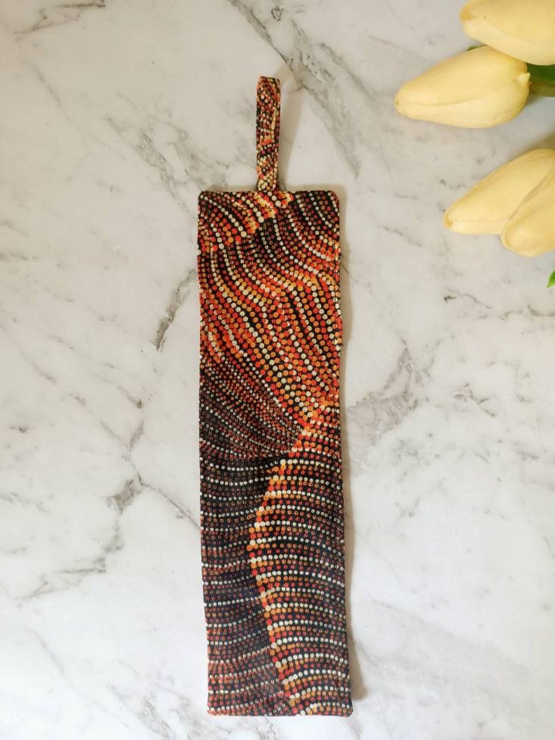 Aboriginal Dot Art Fabric Bookmark/ Indigenous Art Bookmarks/ - Etsy ...