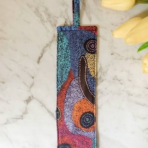 Aboriginal Dot Art Fabric Bookmark/ Indigenous Art Bookmarks/ Book ...