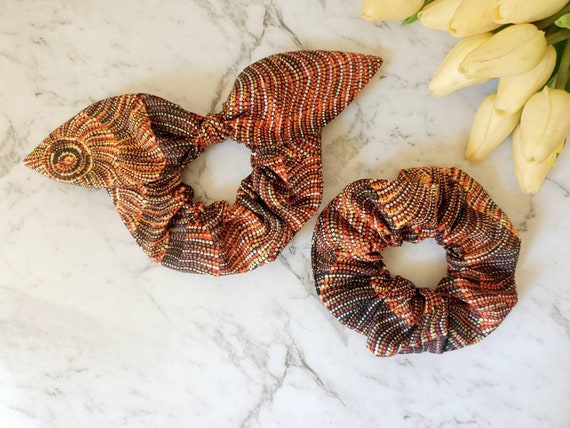 Scrunchie/ Aboriginal Indigenous Dot Art Scrunchies Maureen - Etsy