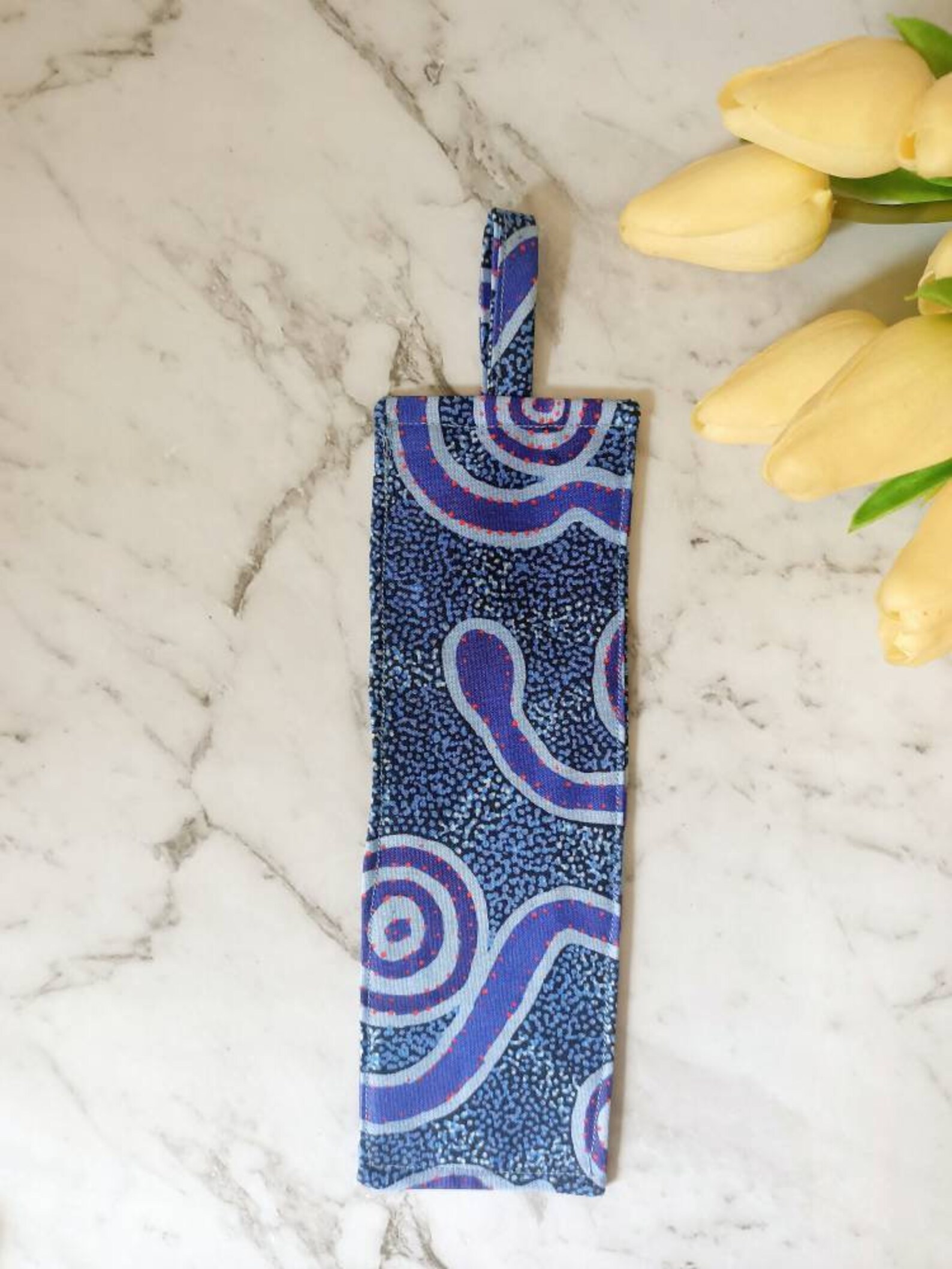 Aboriginal Dot Art Fabric Bookmark/ Indigenous Art Bookmarks/ - Etsy ...