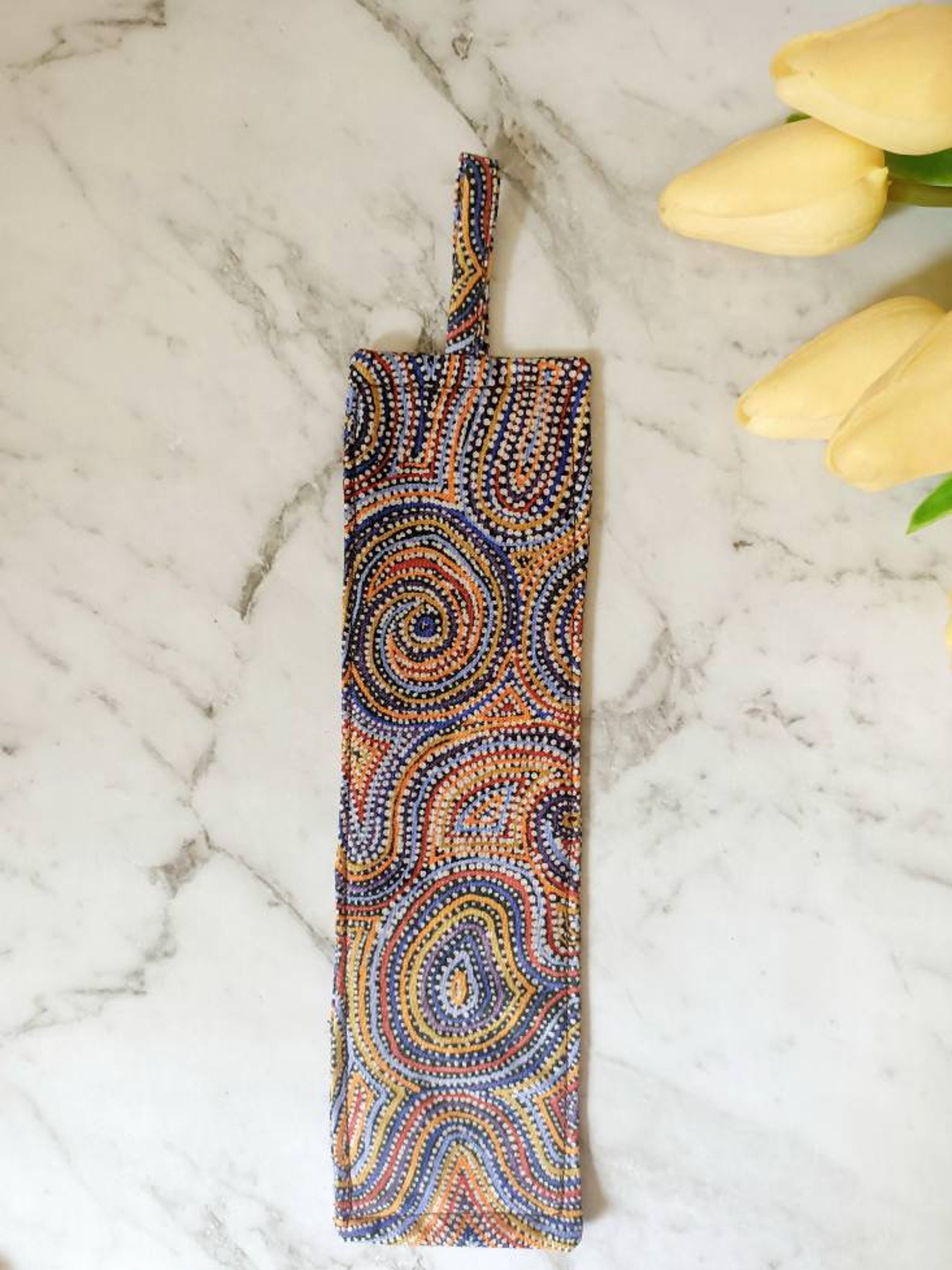 Aboriginal Dot Art Fabric Bookmark/ Indigenous Art Bookmarks/ - Etsy ...