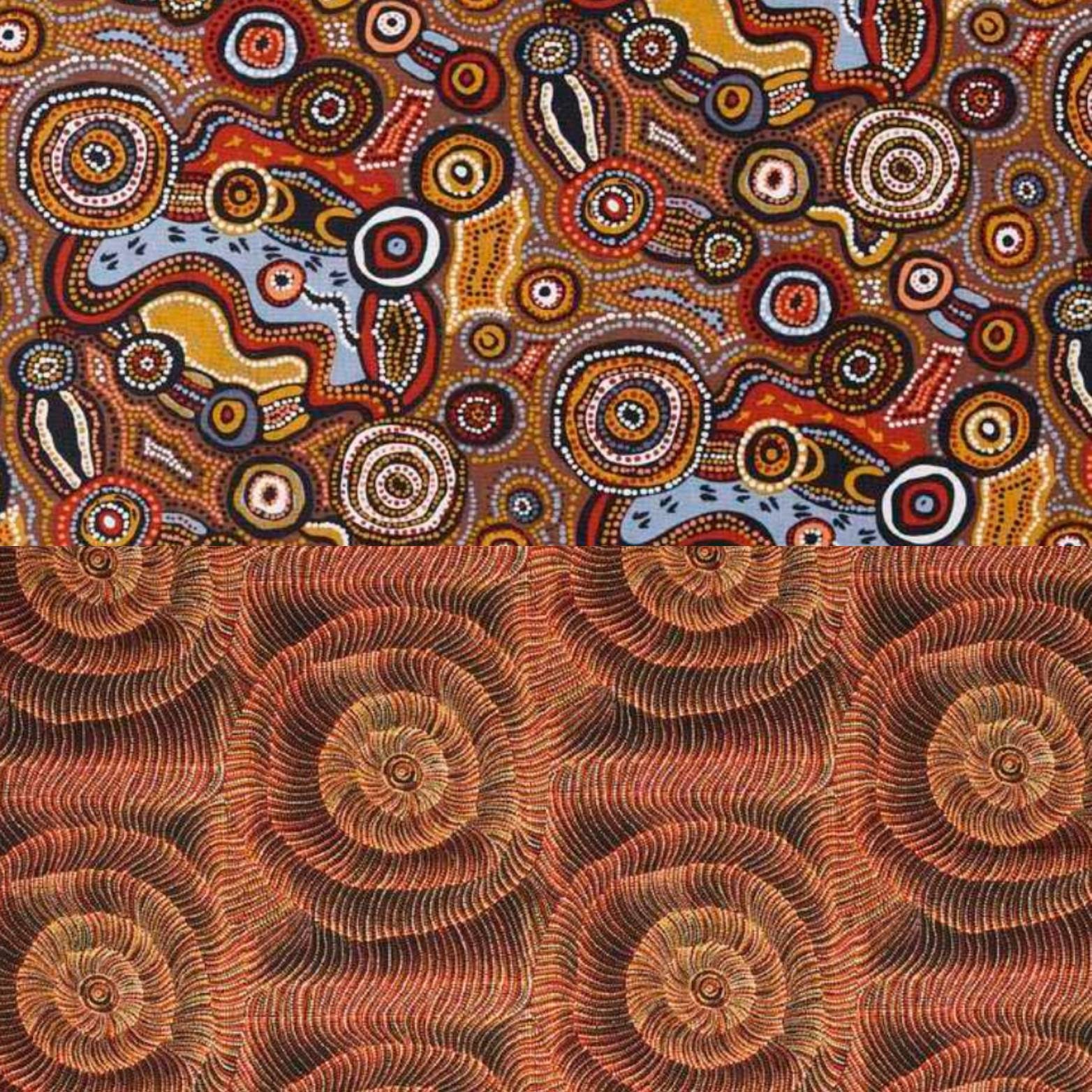 Aboriginal Dot Art Fabric Bookmark/ Indigenous Art Bookmarks/ - Etsy ...