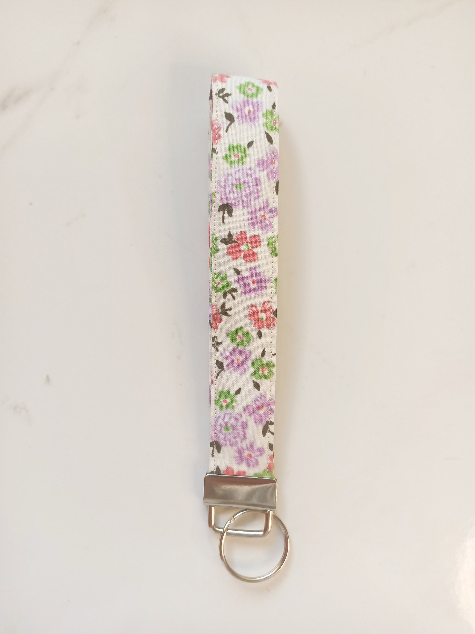 Lanyard / Key Fob Handmade Fabric Neck Lanyard, Floral Lanyards, ID ...