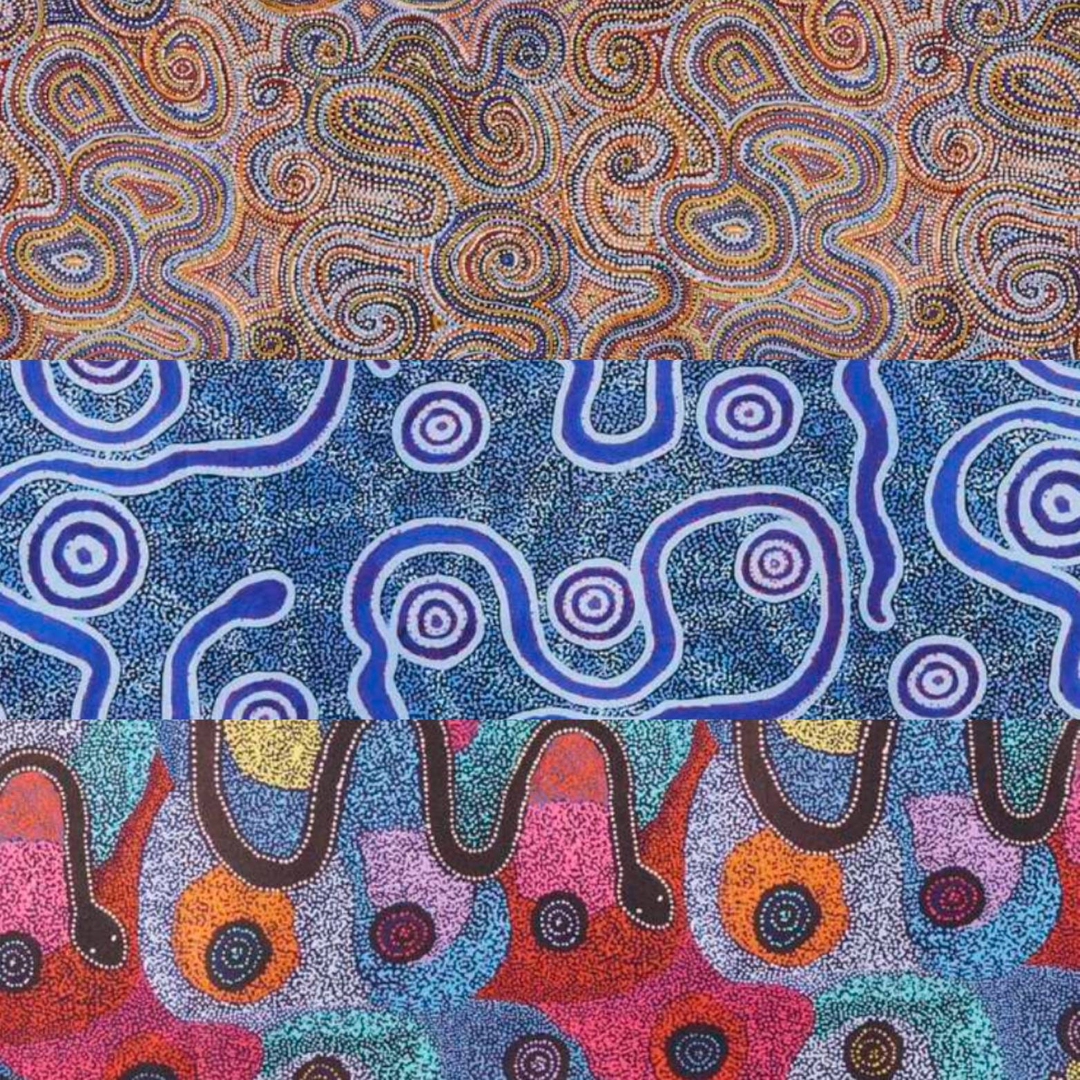 Aboriginal Dot Art Fabric Bookmark/ Indigenous Art Bookmarks/ - Etsy ...