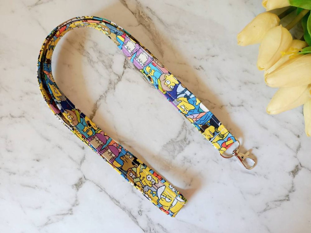 Lanyard / Handmade Fabric Neck Lanyard, Character Lanyards, ID Badge ...