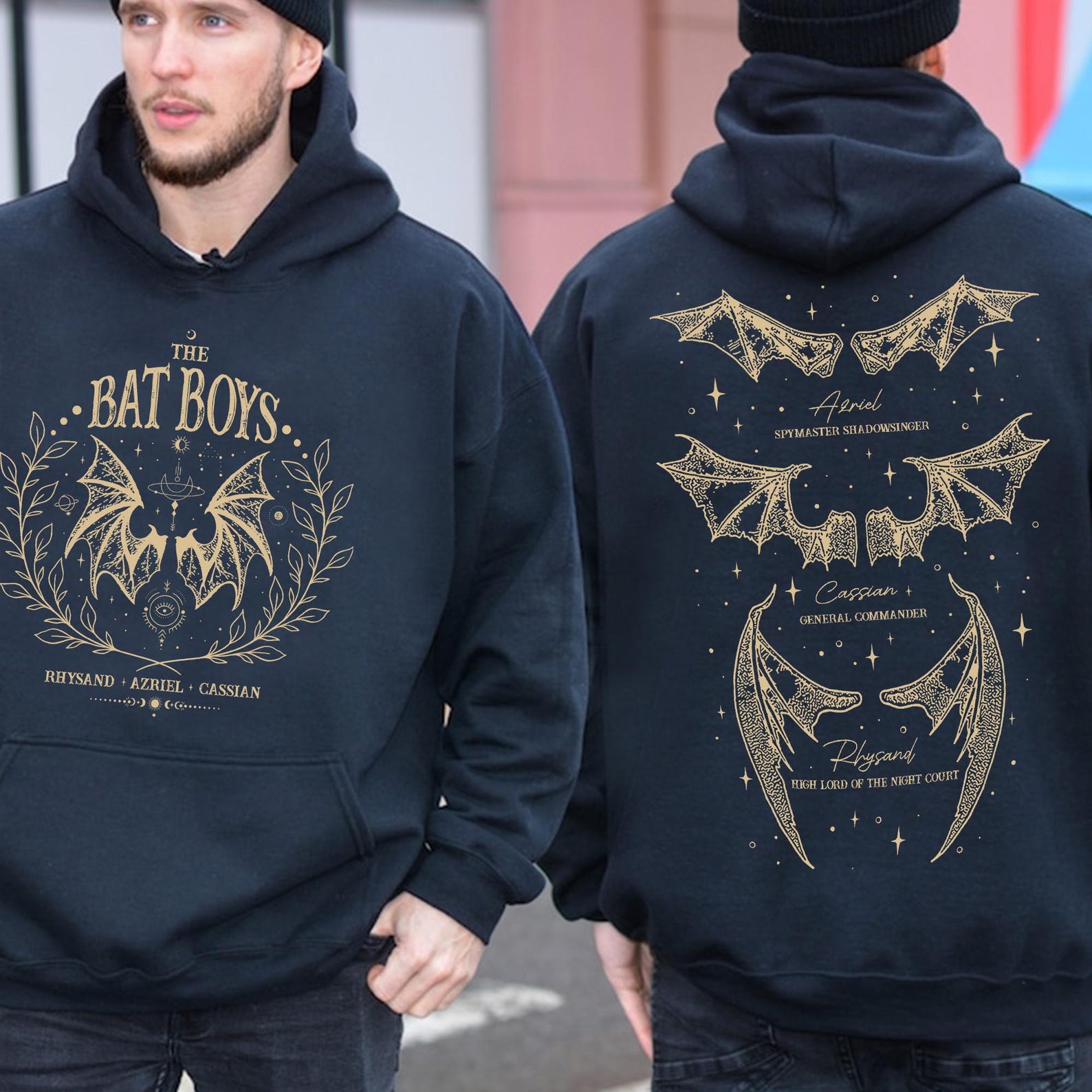 The Bat Boys Png, Vintage Acotar Bookish Png, the Night Court Illyrians ...
