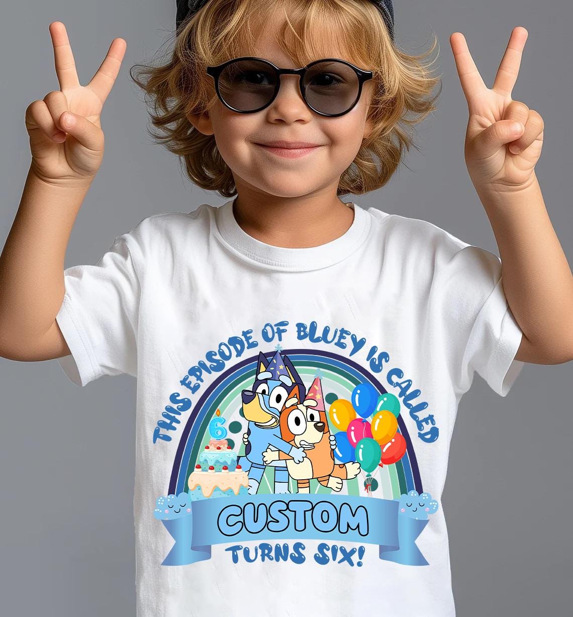 This Episode of Bluey is Called Turns Six PNG, Bluey Birthday, My ...