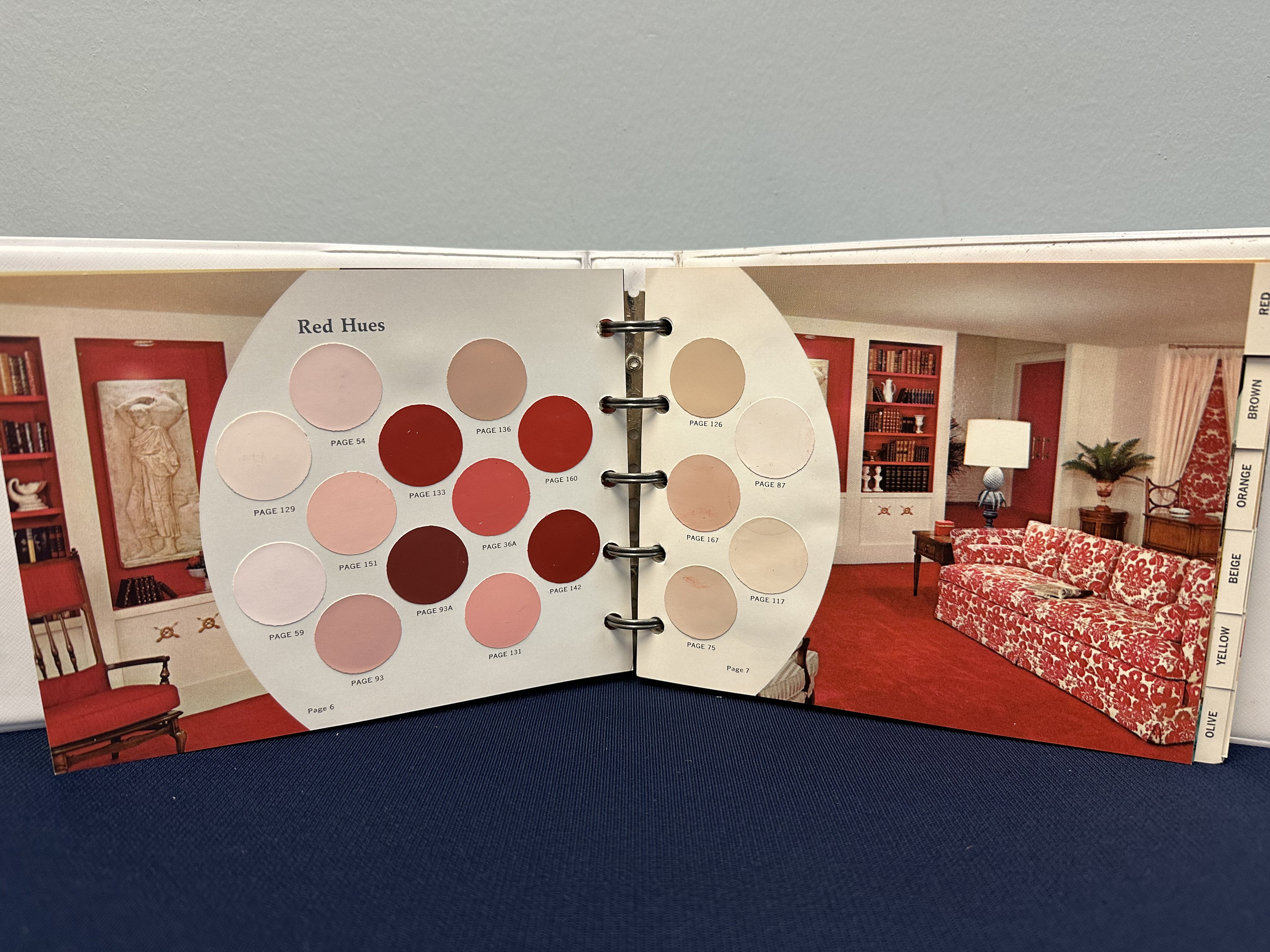 1967 Sherwin Williams Paints Color Harmony Guide, MCM Paint Colors ...