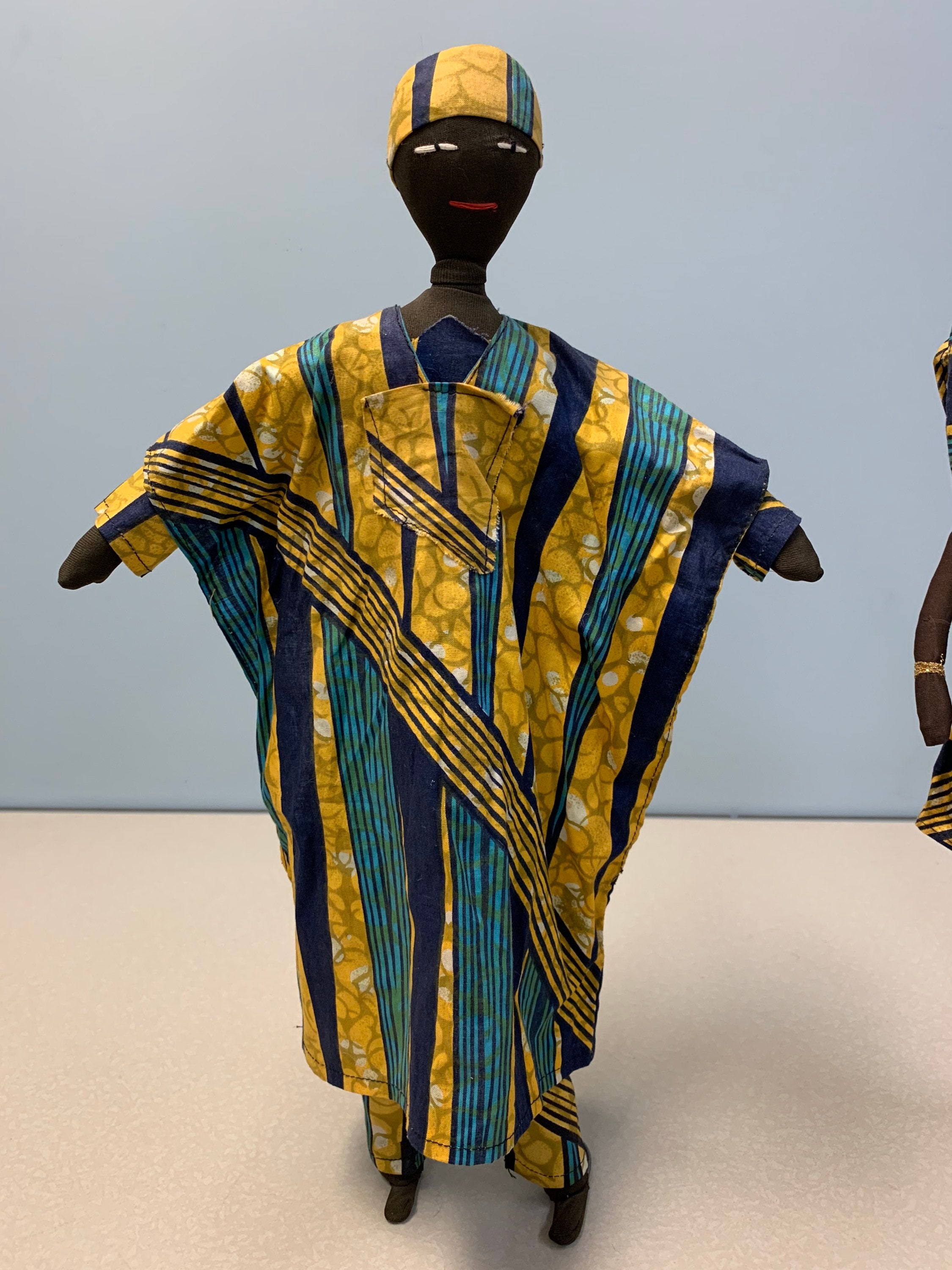 African Folk Art Dolls 19 Posable Traditional Tribal Vintage Fabric ...