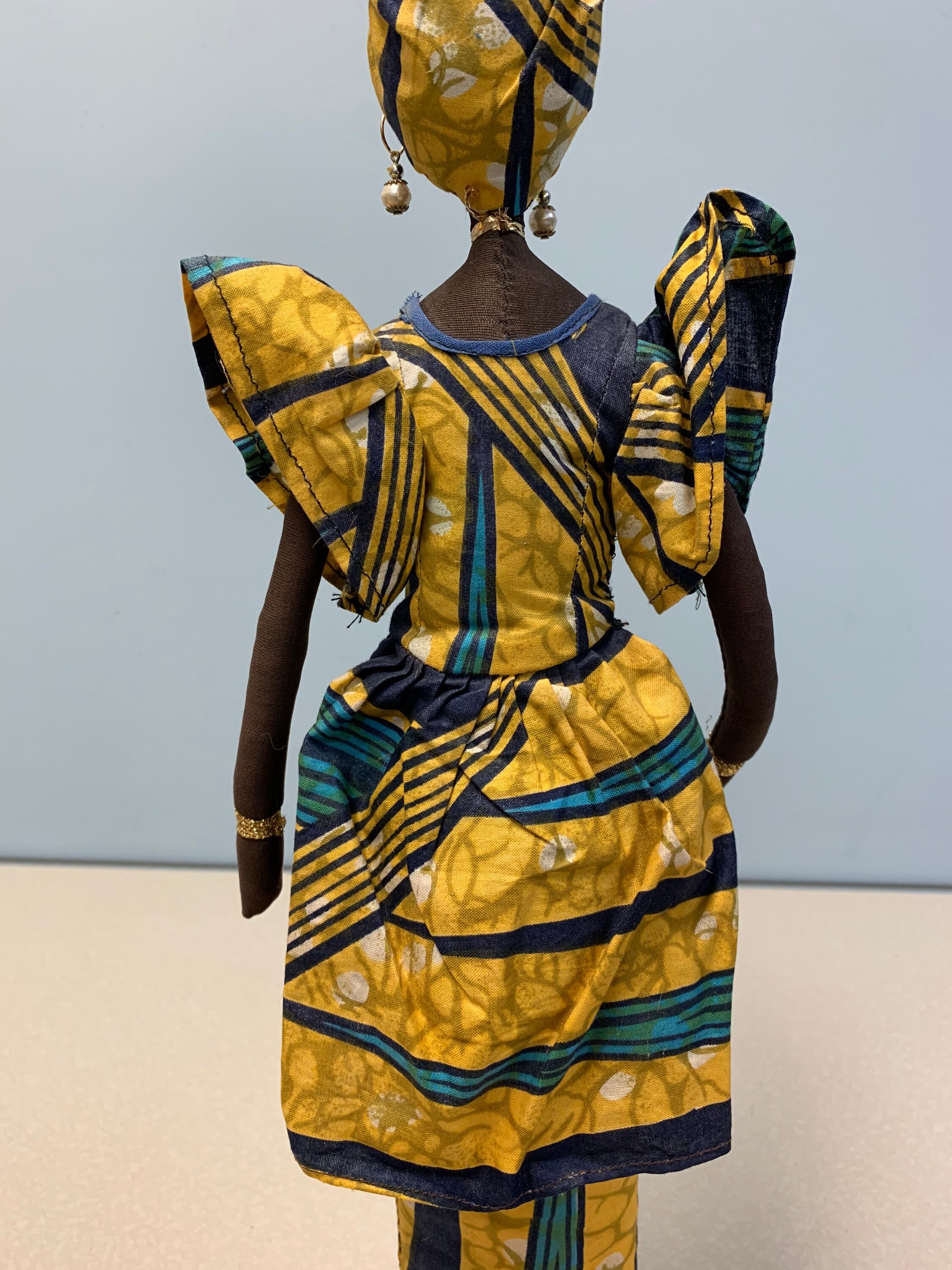 African Folk Art Dolls 19 Posable Traditional Tribal Vintage Fabric ...