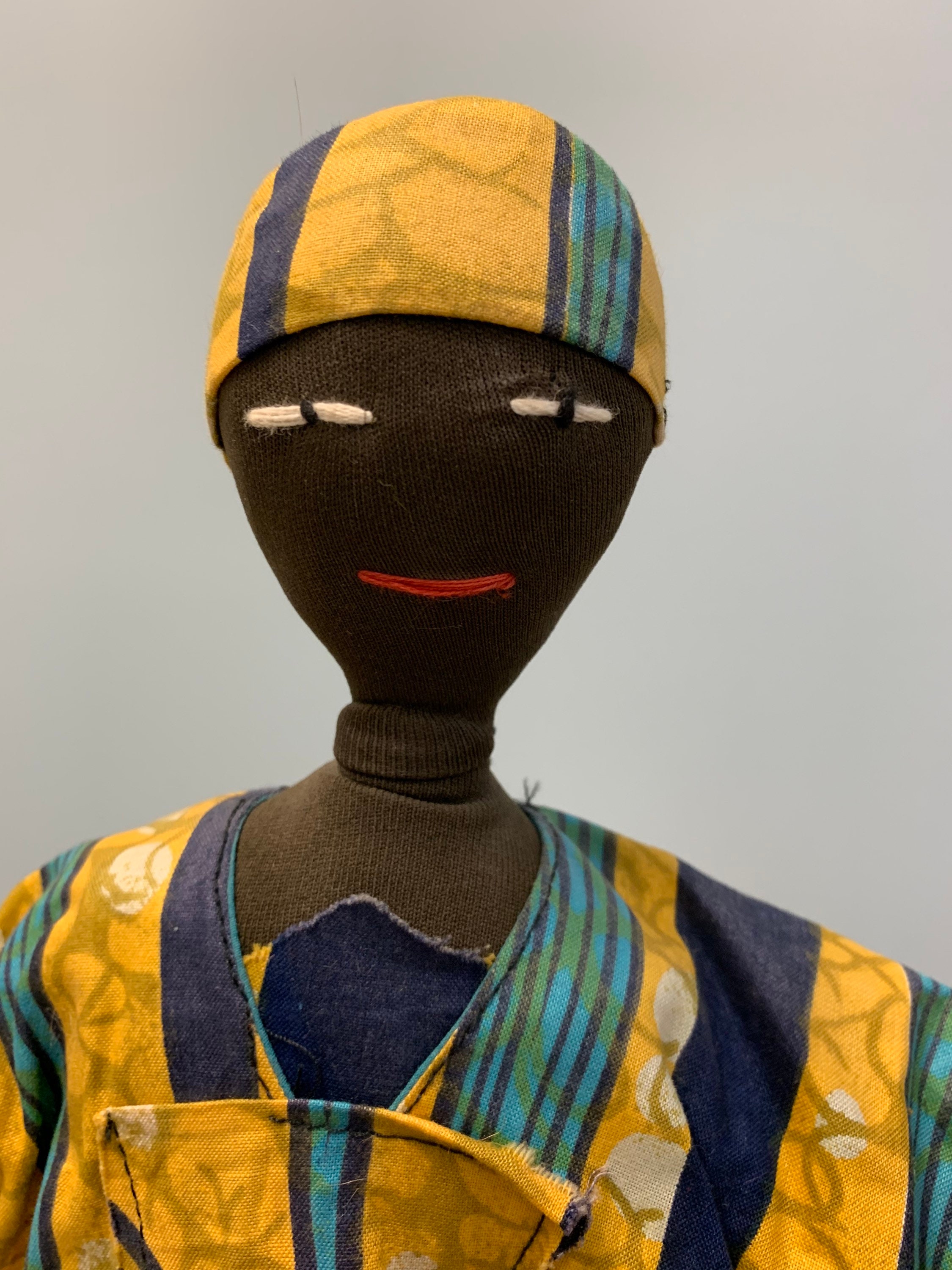 African Folk Art Dolls 19 Posable Traditional Tribal Vintage Fabric ...