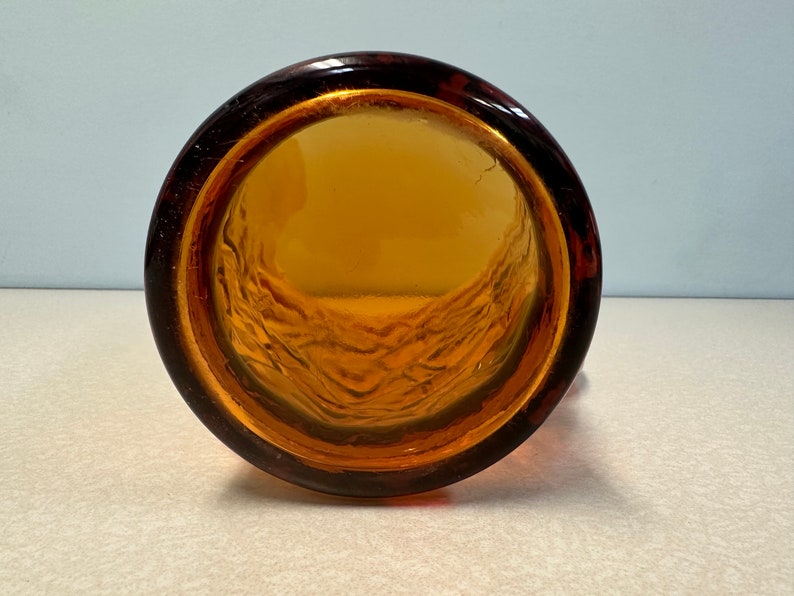 1960s Seneca Amber Glass Pitcher, Driftwood Crinkle Barware - Etsy