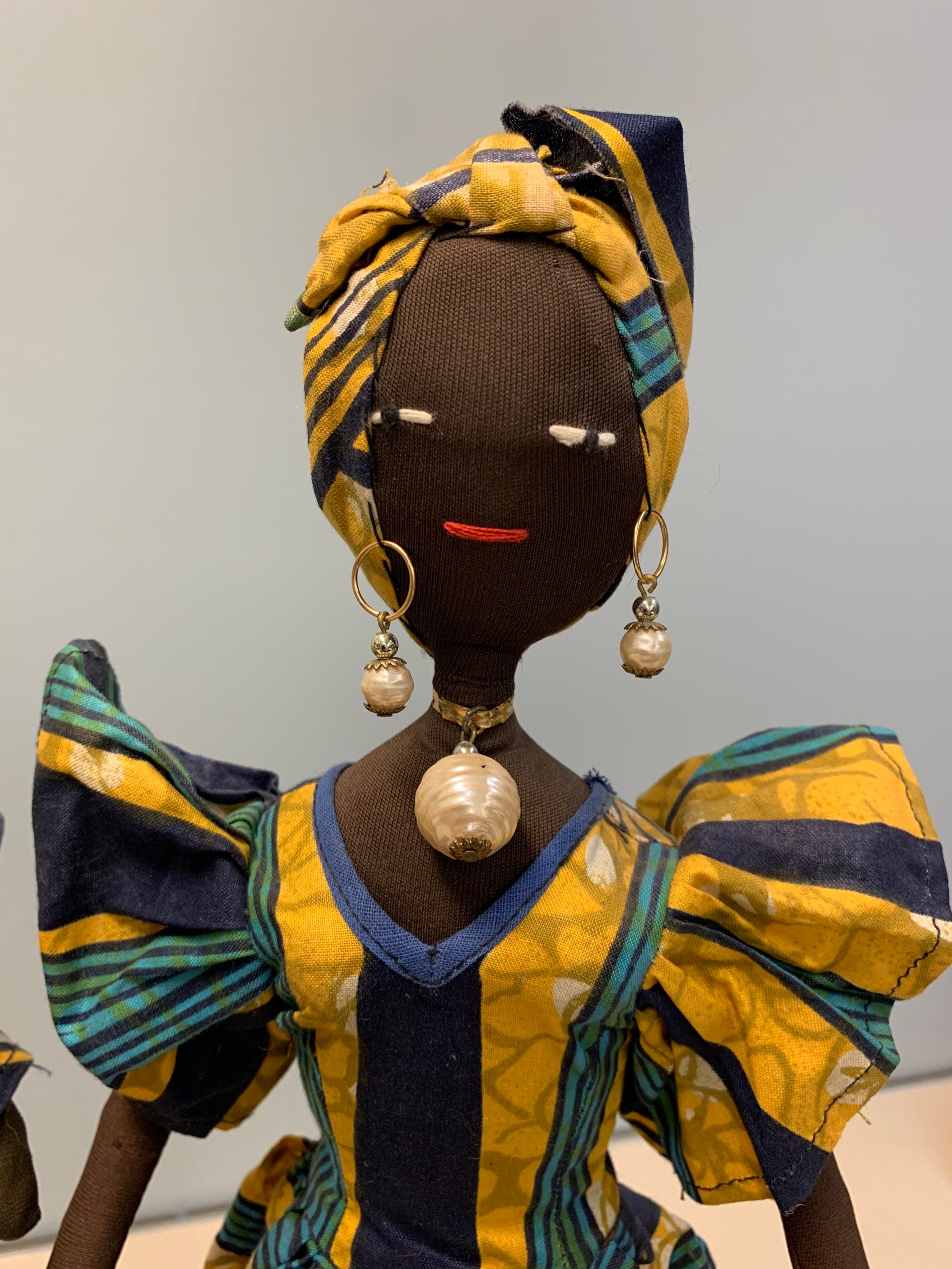 African Folk Art Dolls 19 Posable Traditional Tribal Vintage Fabric ...