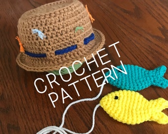 Crochet Fish Hat - Etsy