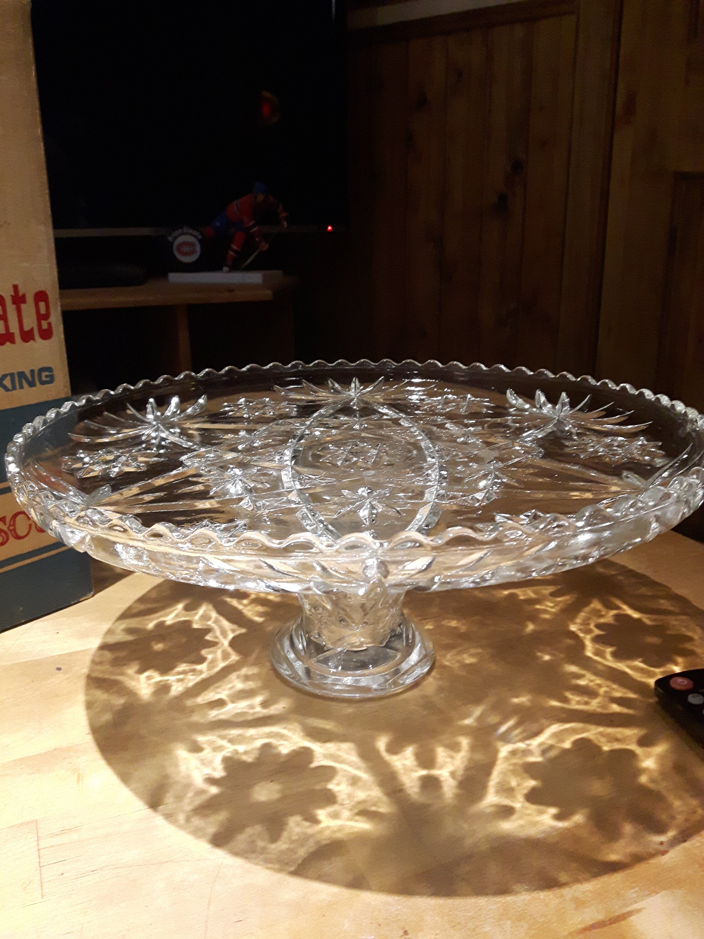 Anchor Hocking 2 Piece Footed Cake Stand - Etsy