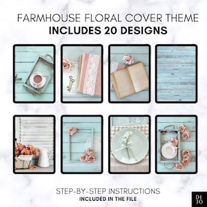 Digital Notebook Covers Farmhouse Journal Digital Journal - Etsy