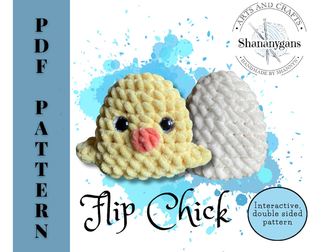 Flip Chick Interactive Pattern - Etsy