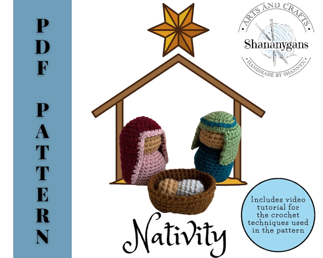 Crochet Nativity Pattern - Etsy