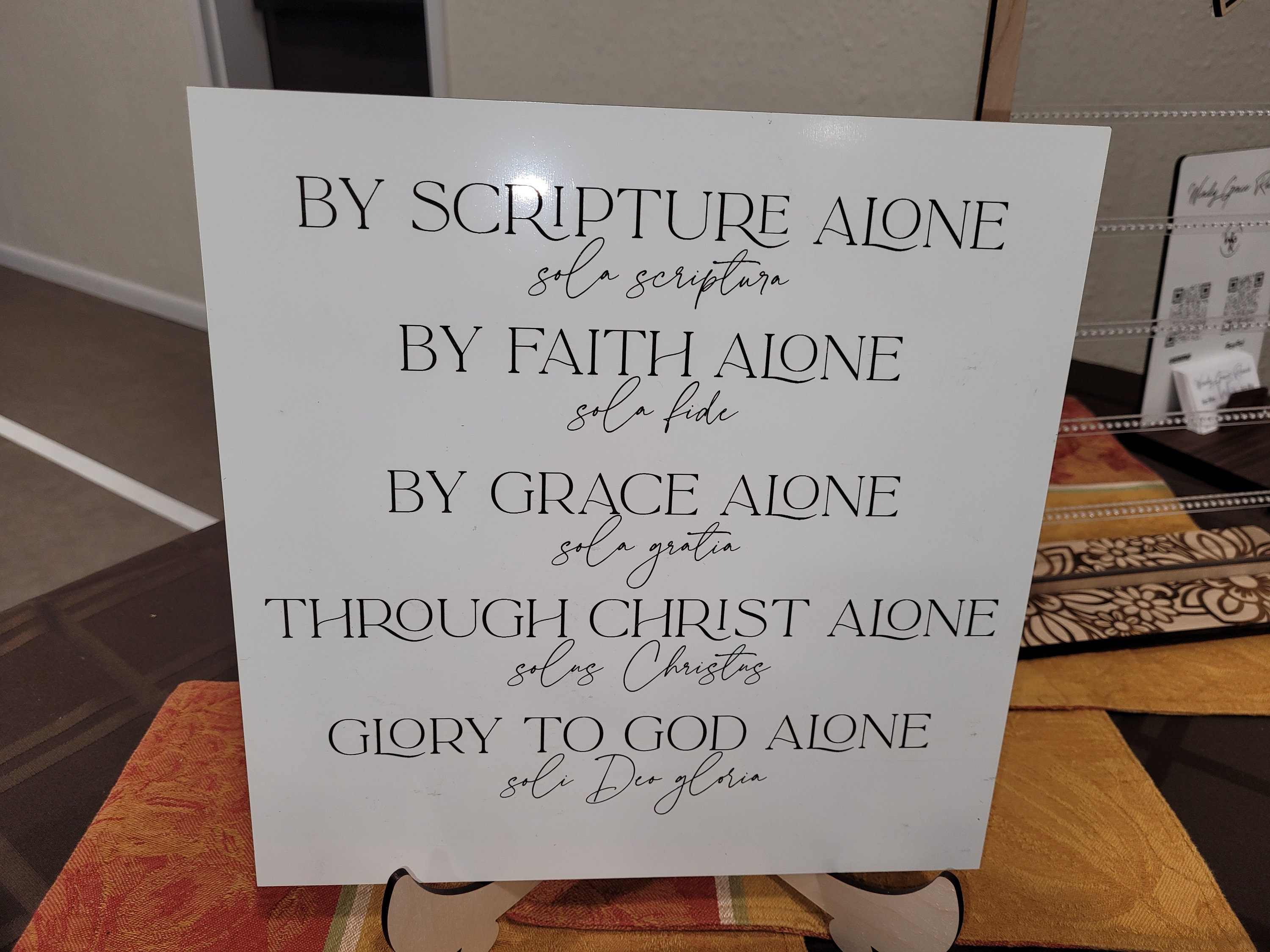 SVG -- the Five Solas -- SVG Laser Cut File - Etsy