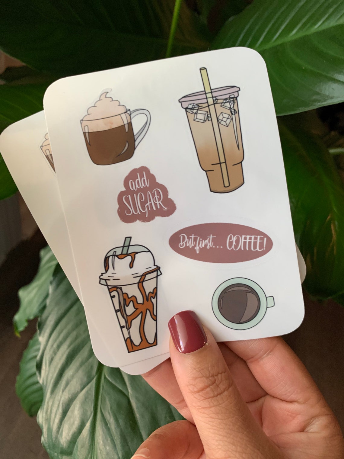 Coffee Stickers Stickers Coffee Lovers Coffee Art - Etsy