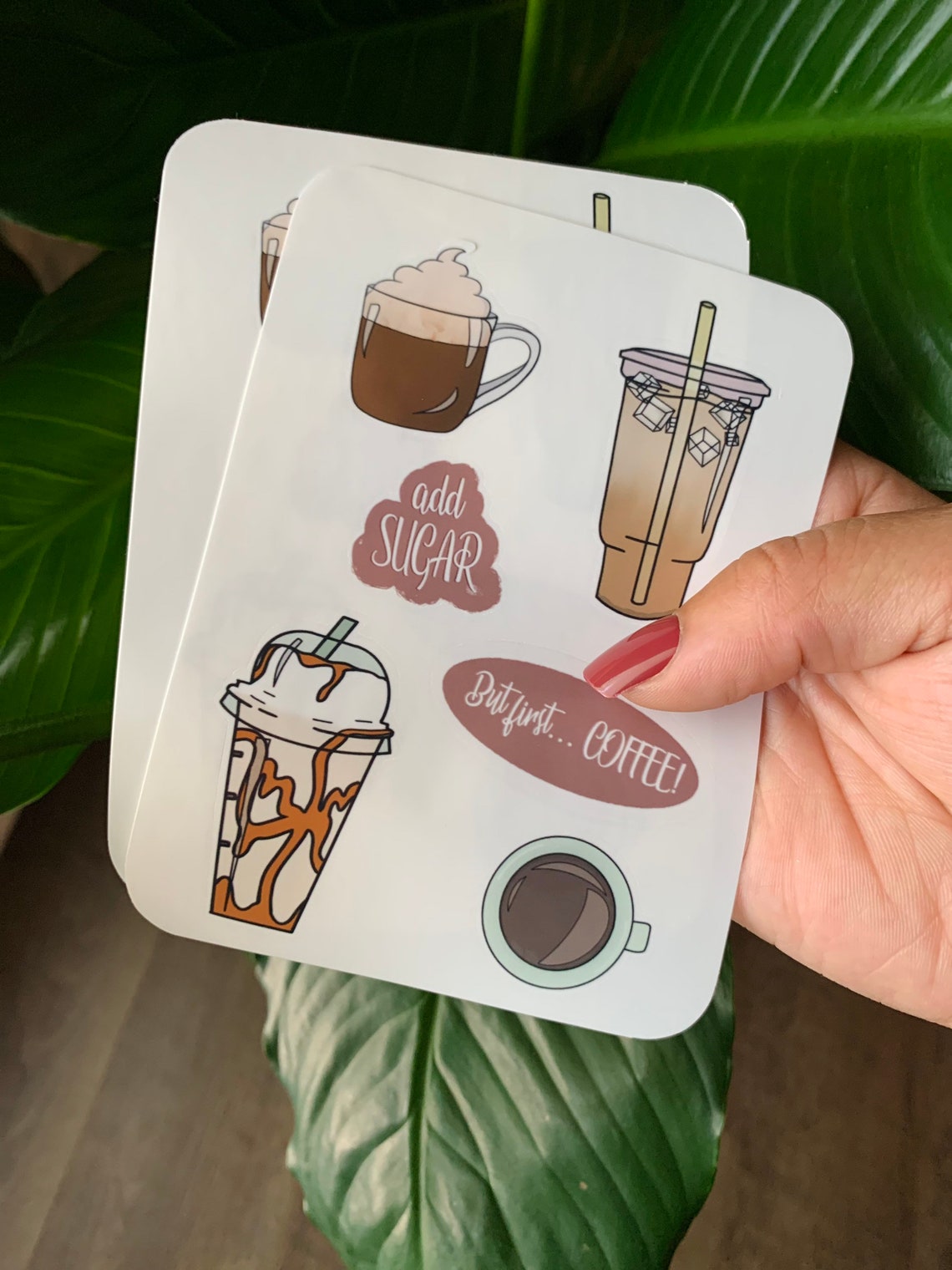 Coffee Stickers Stickers Coffee Lovers Coffee Art - Etsy