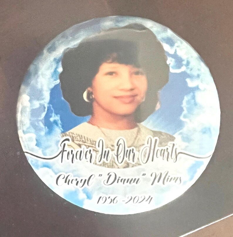 Custom Photo Buttons, Memorial, Birthday, Graduation, Keepsake - Etsy